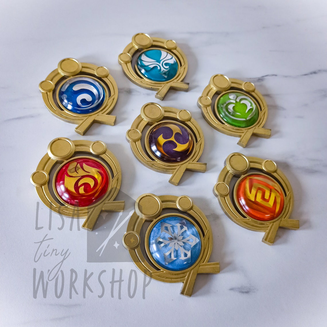 Inazuma Characters Vision Charm – Lisa Tiny Workshop