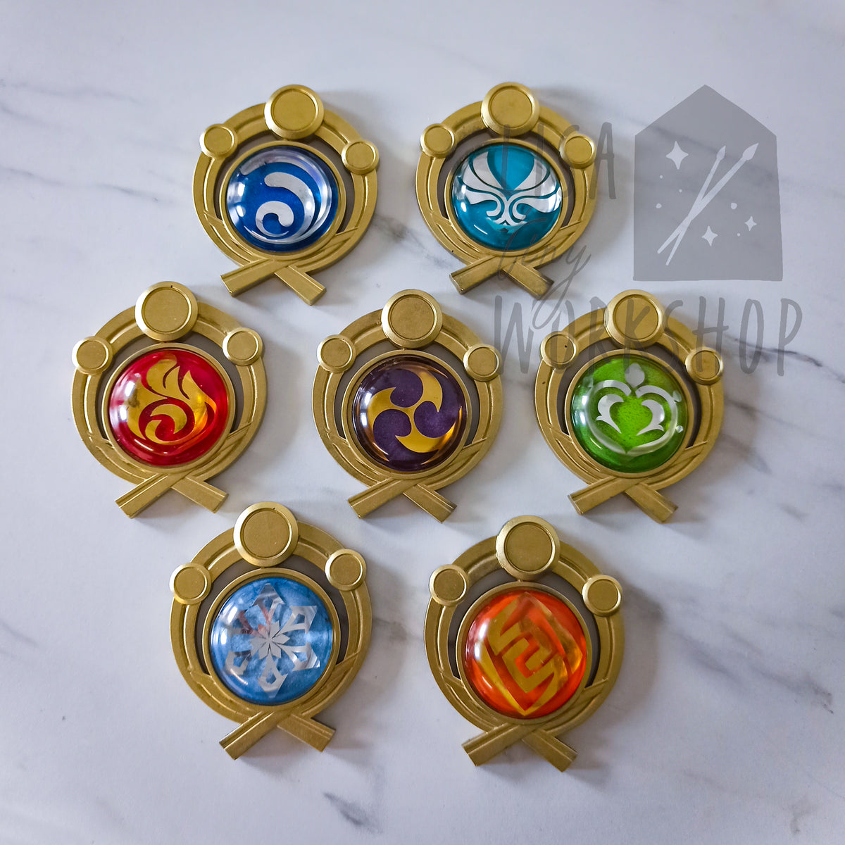 Inazuma Characters Vision Charm – Lisa Tiny Workshop